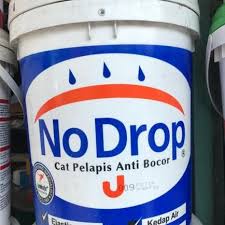 Jual NO DROP WATERPROOFING 20KG 009 PUTIH / CAT NODROP 20KG PUTIH / CAT ...