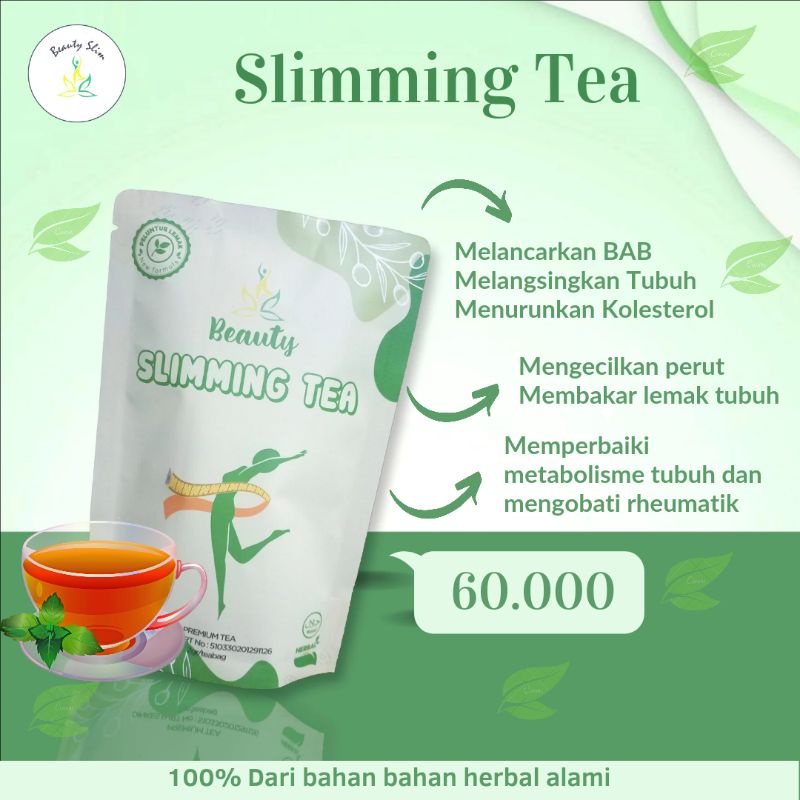Jual SLIMING TEA ( TEH HERBAL ) PELUNTUR LEMAK | Shopee Indonesia