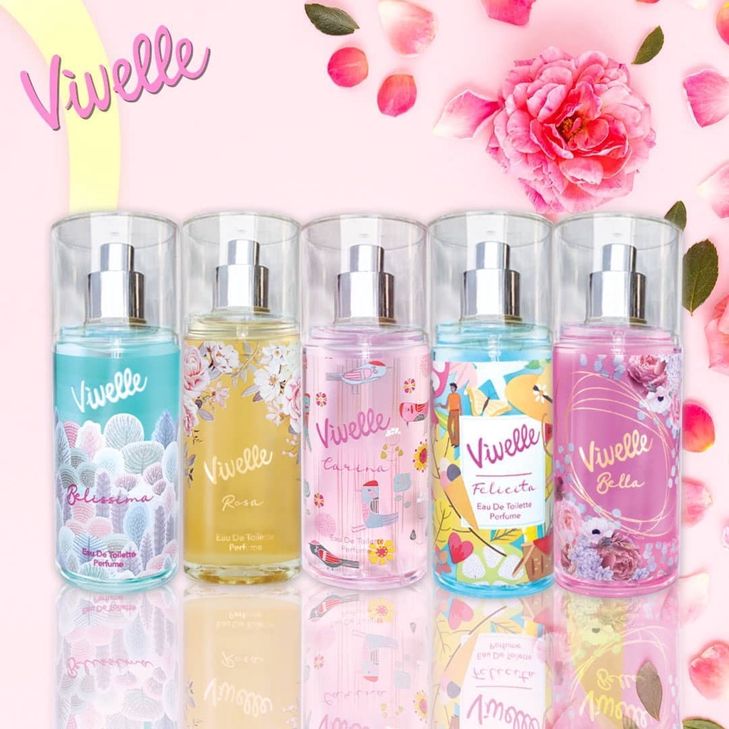 Jual PARFUME VIVELLE - Eau De Toilette Perfume Flower Scent Parfum ...