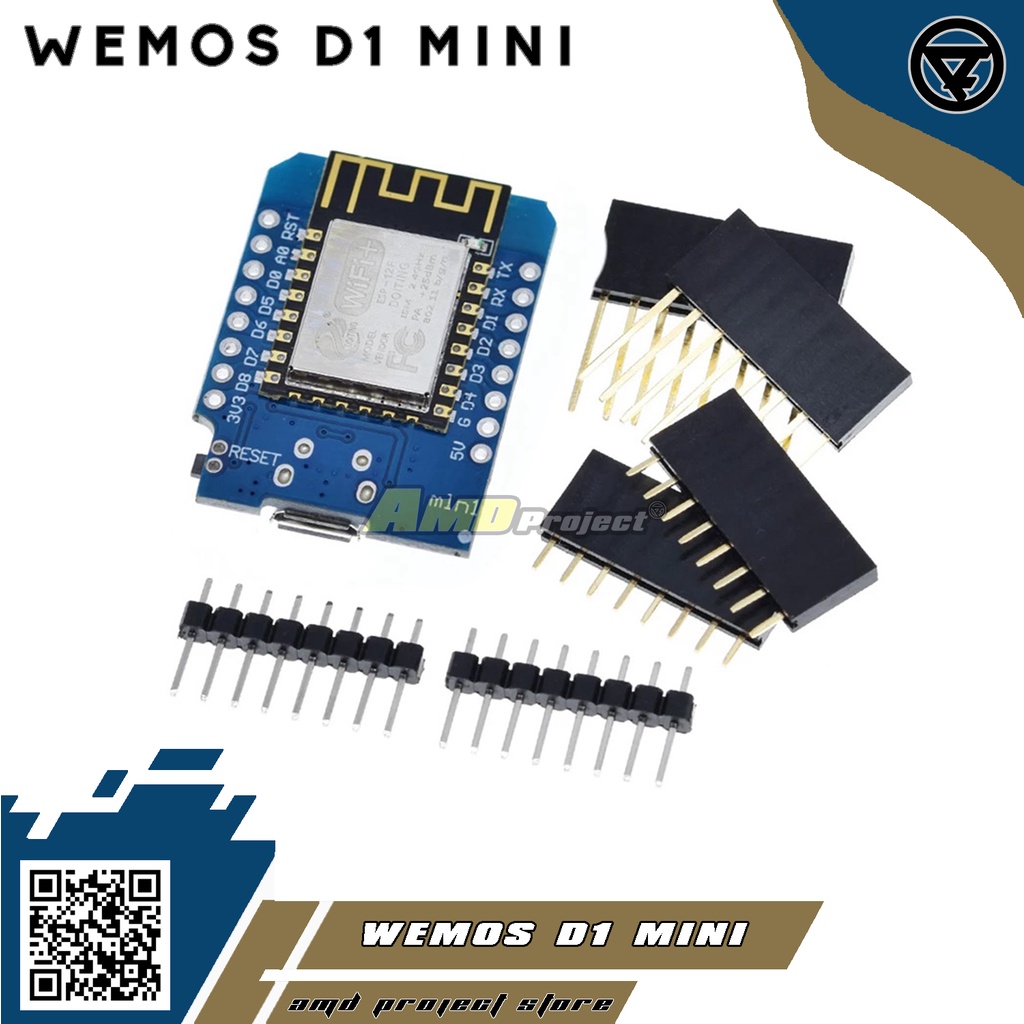 Jual Wemos D1 Mini Board ESP8266 WiFi Board Development Modul IOT ESP ...