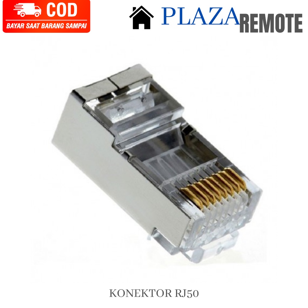 Jual MODUL ADAPTER JARINGAN ETHERNET KONEKTOR RJ50 10 PIN CAT5 CAT7 ...