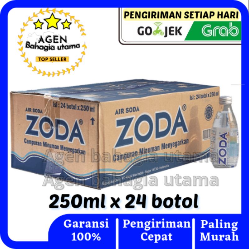 Jual ZODA AIR 250ml Soda botol beling | Shopee Indonesia