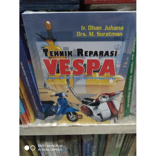 Jual Buku teknik reparasi Vespa Vespa 125-150 super/ sprint Vespa corsa ...