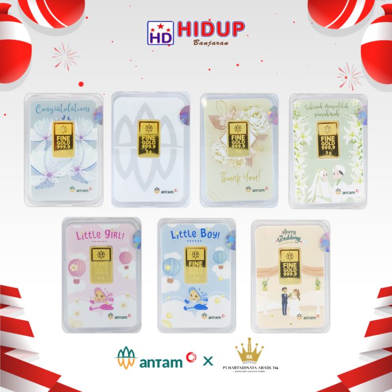 Jual Emas Kita Akrilik Series/5 Gram/Logam Mulia/Emas/Gift Series ...