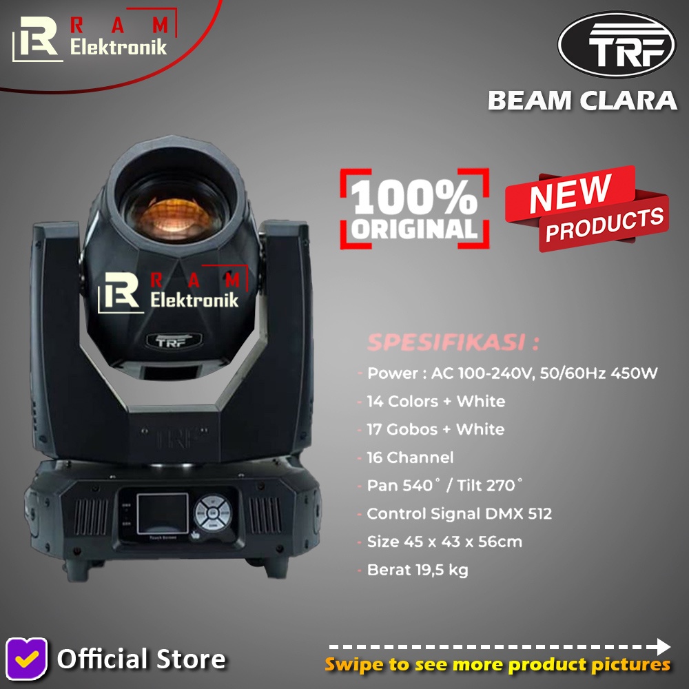 Jual Professional Lighting Beam TRF Clara 11R 230 Watt Original ...