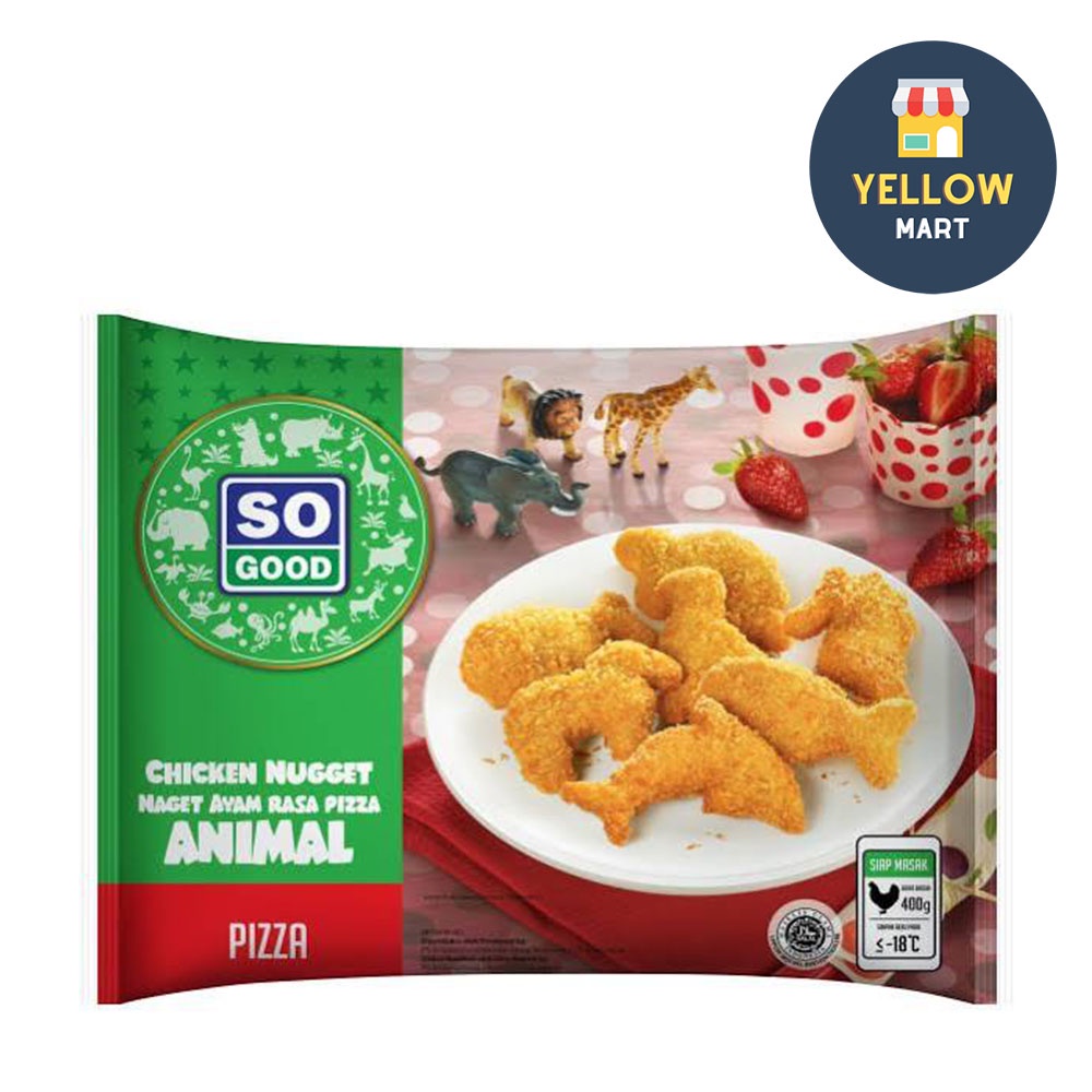 Jual So Good Chicken Nugget Animal 400 Gram (FROZEN FOOD BANDUNG ...