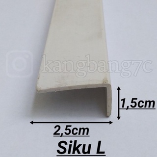 Jual LIST siku pvc/LIST Siku tangga panjang 2,4m | Shopee Indonesia