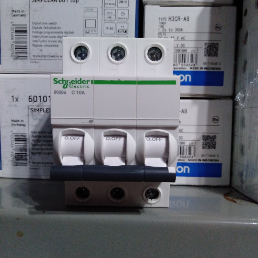 Jual mcb Schneider ik60a 3p 6a 10a 16a 20a | Shopee Indonesia