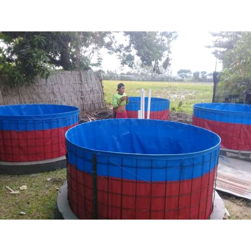 Jual Kolam Terpal Bulat Ukuran Diameter 1,5 m / Tinggi 0,6 m | Shopee ...