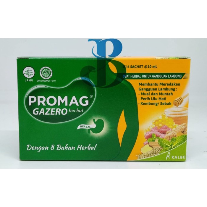 Jual Promag Herbal Gazero 1 box isi 6 sachet | Shopee Indonesia