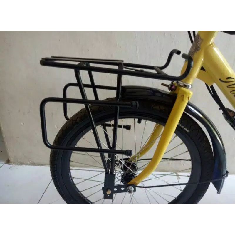 Jual Rak bagasi pannier depan belakang sepeda lipat, minions, minitrack ...