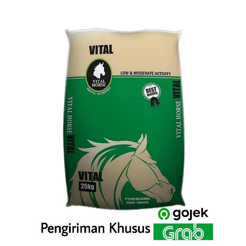 Jual Pelet / Pakan / Makanan Kelinci Kuda Kura-Kura Vital Horse 25kg ...