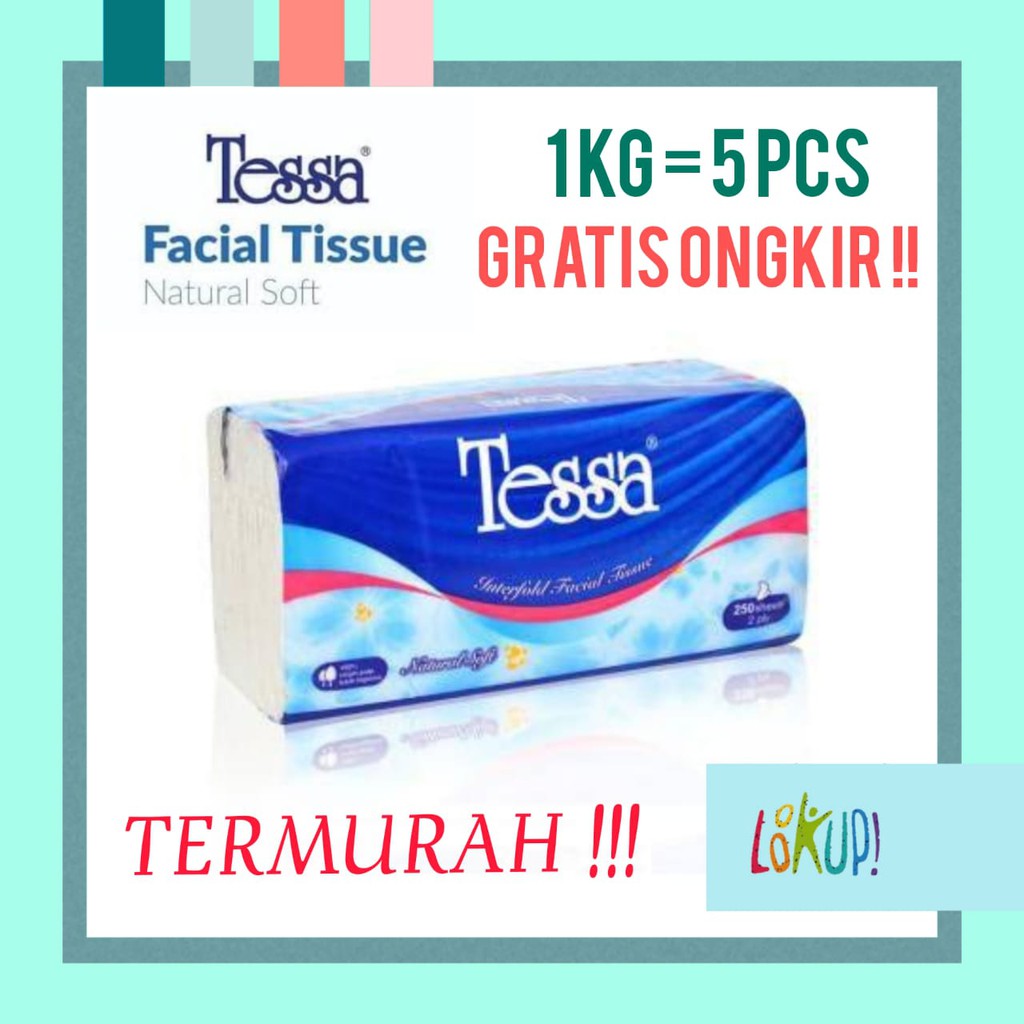Jual FACIAL TISSUE / TISU WAJAH 250'S TESSA HARGA PROMO | Shopee Indonesia
