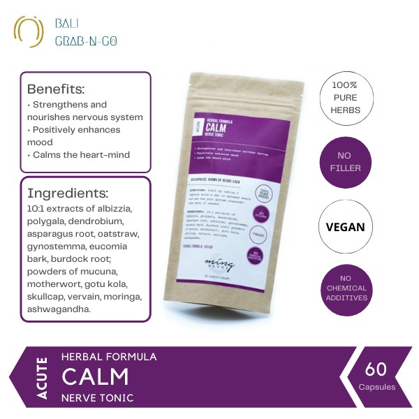 Jual Ming Herbs - Calm - Obat Herbal Memperkuat dan Memelihara Sistem ...