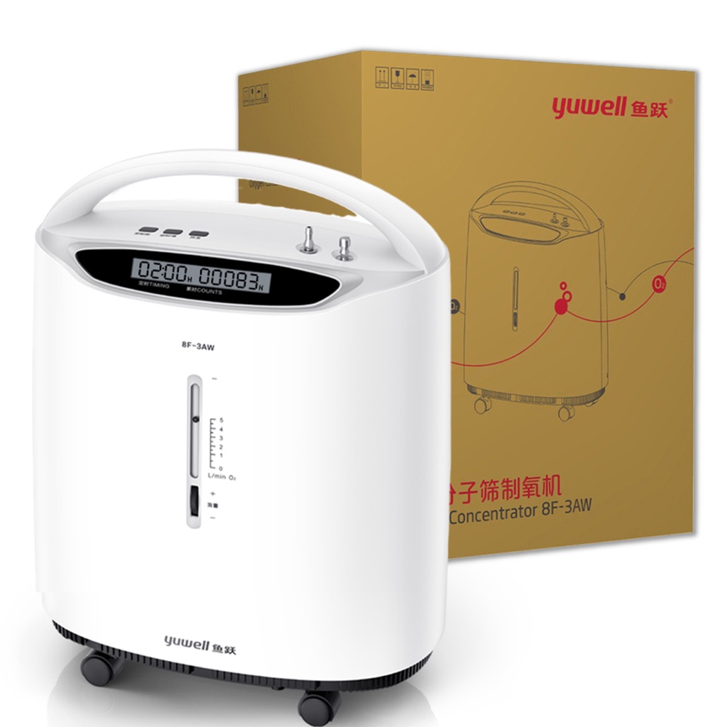 Jual *READY STOCK* YUWELL 8F-3AW Oxygen Concentrator 3 LPM Mesin ...