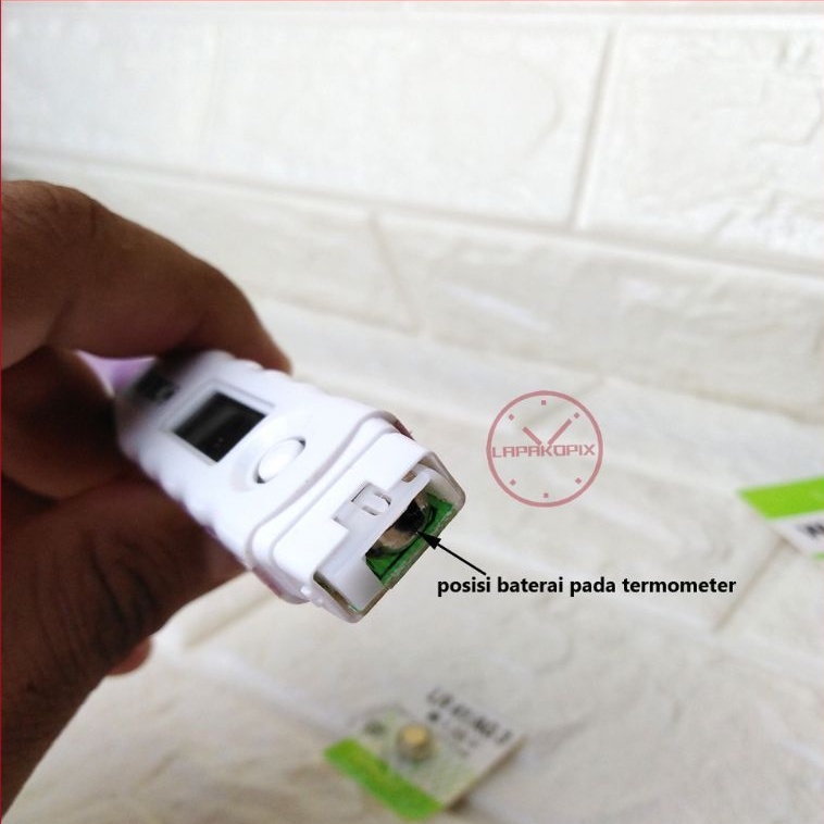 Jual Baterai Termometer Axial Ketiak Battery Thermometer Alat Kesehatan ...
