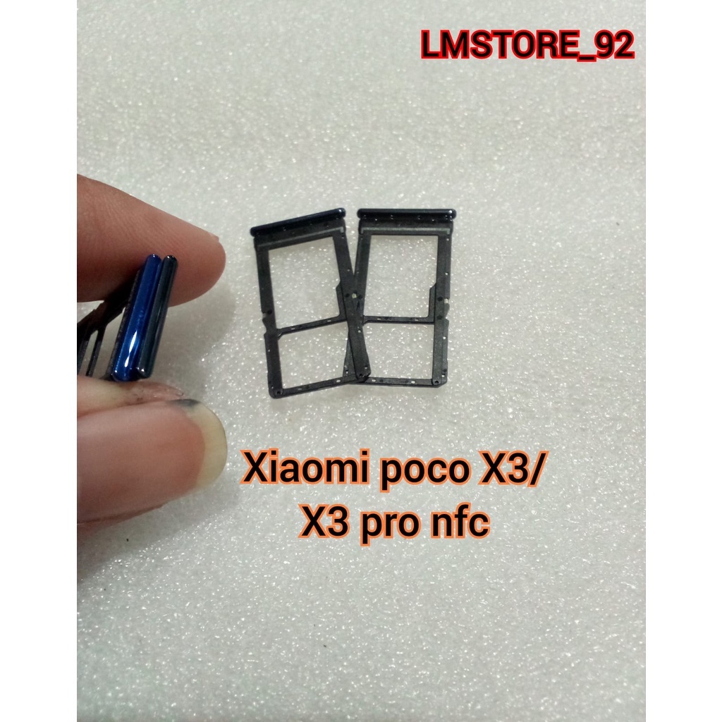 Jual simtray sim tray xiaomi poco x3 x3 nfc tempat dudukan sim card ...