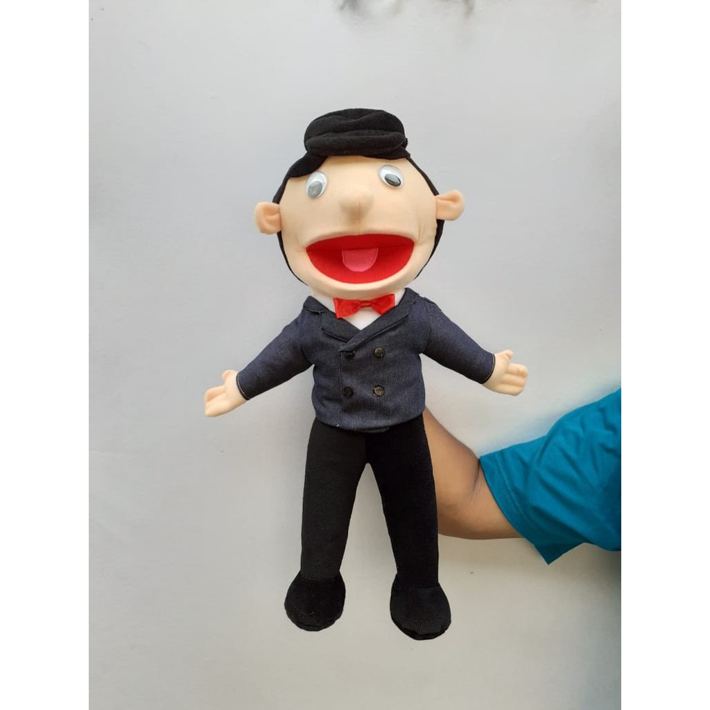 Jual Boneka Muppet Karakter Cowok BerJas | Hand Puppet | Boneka ...
