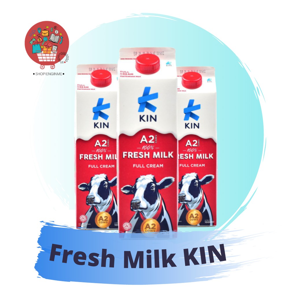 Jual Susu Kin Pasteurisasi Freshmilk 1 litter | Segar Fresh Milk | Shopee Indonesia