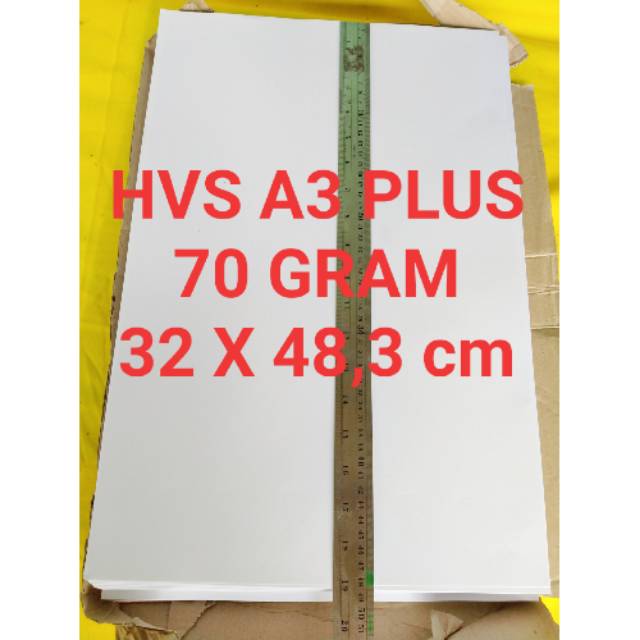 Jual KERTAS HVS A3+ 70 gram | HVS A3 PLUS (ISI 250 LEMBAR) Indonesia|Shopee Indonesia