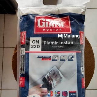 Jual Plamir Instan Kering Giant Mortar 220 5 Kg | Shopee Indonesia