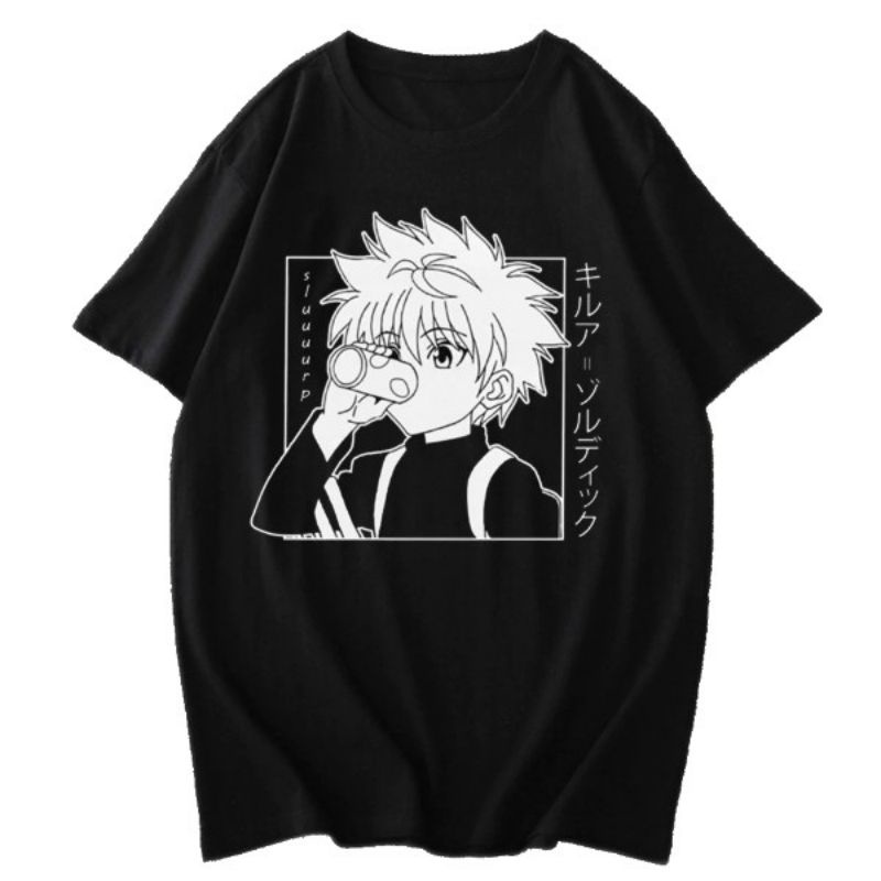 Jual kaos wibu kaos mangga killua minum Kaos Killua Zoldyck Anime ... Jual kaos wibu kaos mangga killua minum Kaos Killua Zoldyck Anime ...