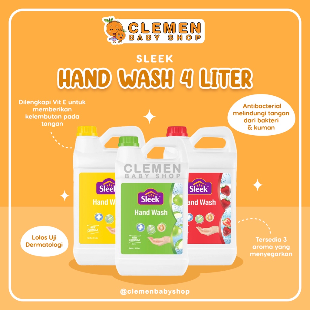 Jual Sleek Hand Wash 4L | Shopee Indonesia