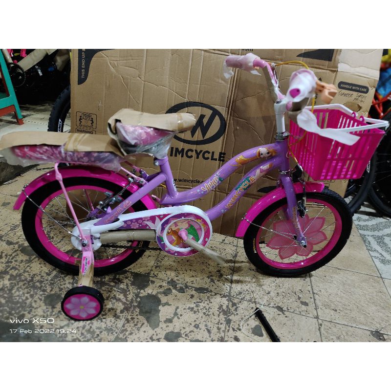 Jual sepeda mini ukuran 16 merk WIMCYCLE Tipe Yuna | Shopee Indonesia