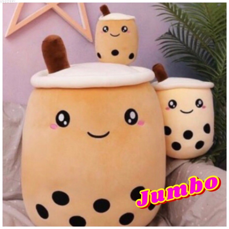 Boneka Bubble Boba Brown Sugar Milk Tea Jumbo | Shopee Indonesia