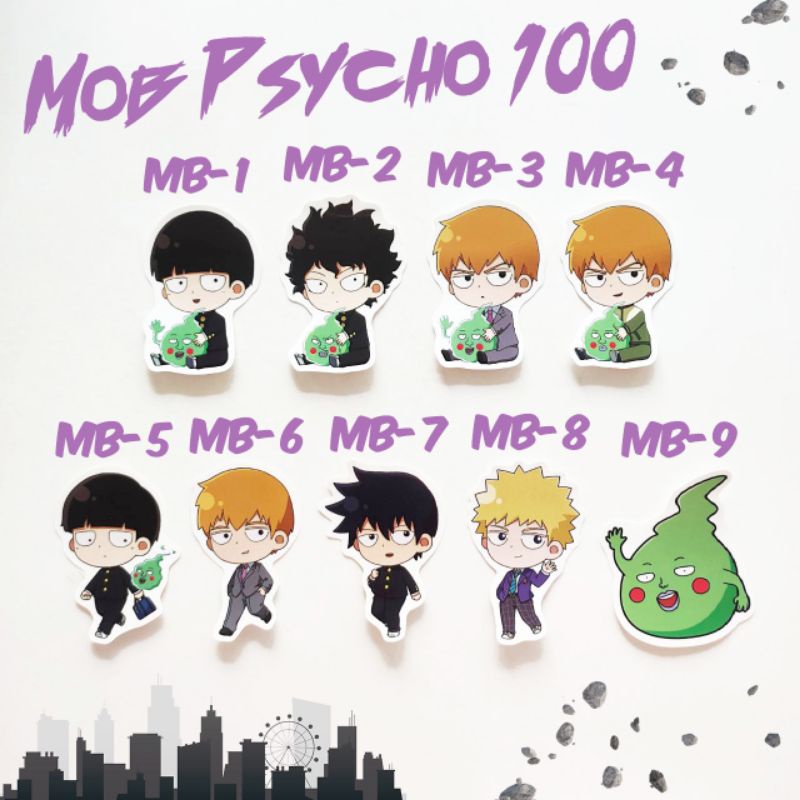 Jual Sticker Anime Mob Psycho 100 Merchandise | Shopee Indonesia