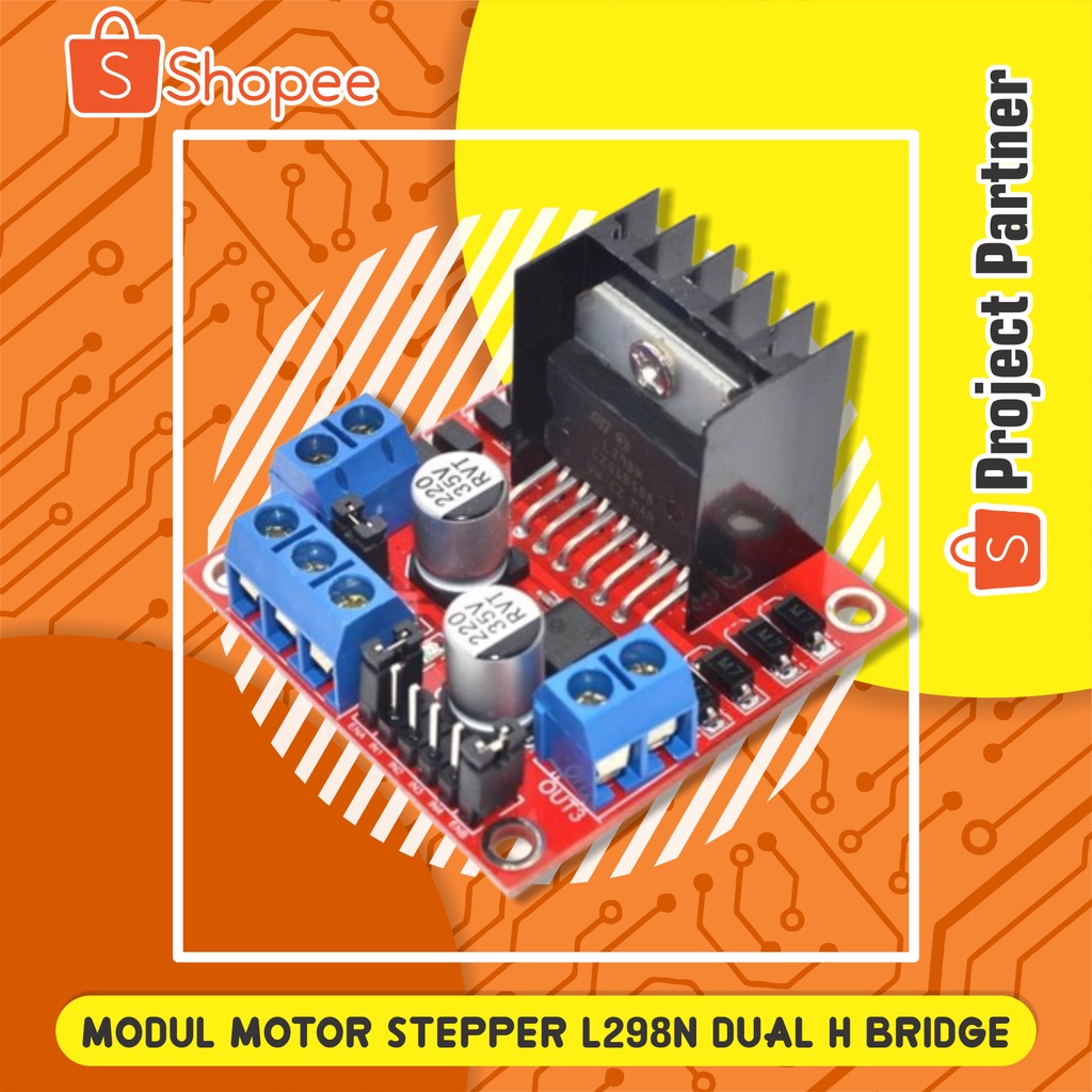 Jual Motor Stepper L298N L298 Dual H Bridge Stepper Motor Driver Module ...