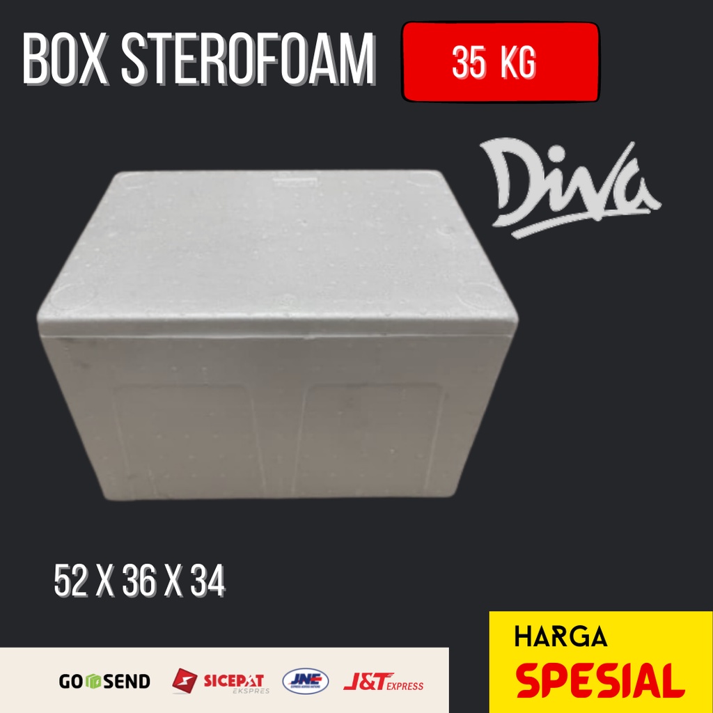 Jual Box Sterofoam 35 Kg / Kotak Sterofom 35 Kg / styrofoam / Gabus ...