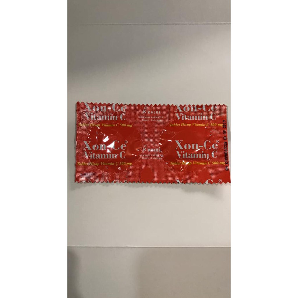 Jual Xonce Xon-Ce Xon Ce Vitamin C 500 Mg 500Mg 1 Strip Pak Dus ...
