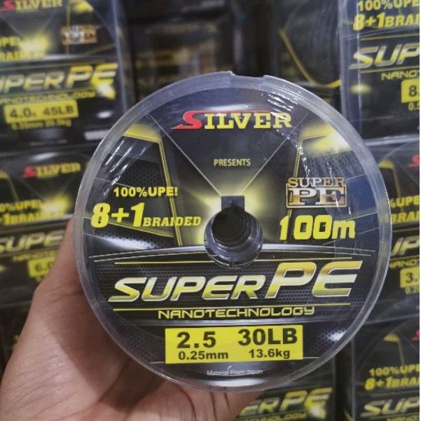 Jual Benang PE Silver Super PE 100m X9 | Shopee Indonesia