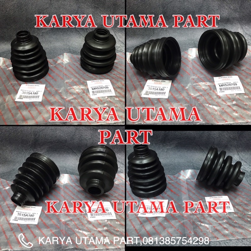 Jual Boot cv joint,karet drive shaft 1set/2pcs in dan out pajero sport,triton | Shopee Indonesia