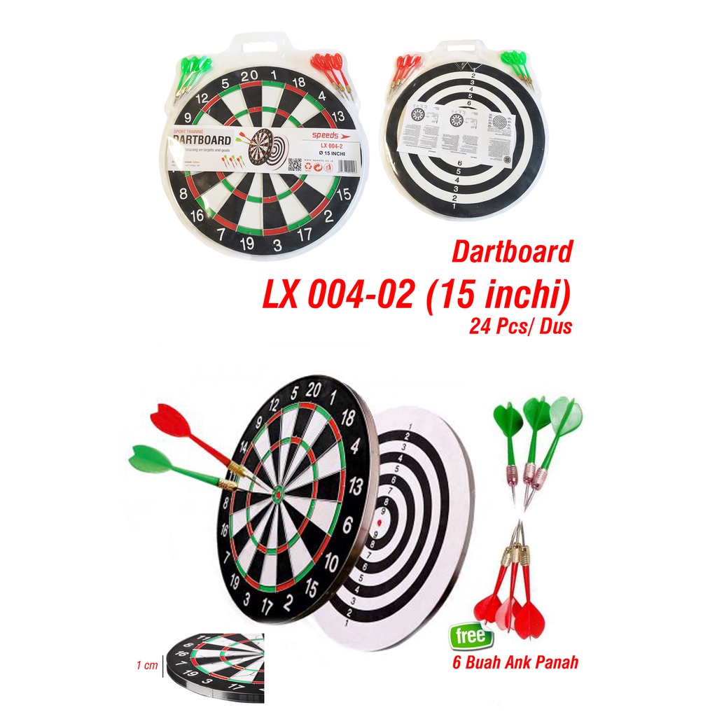 Jual DB15 Papan Dart Board Game Pro Panahan Dinding ART GAME BESAR 15 ...