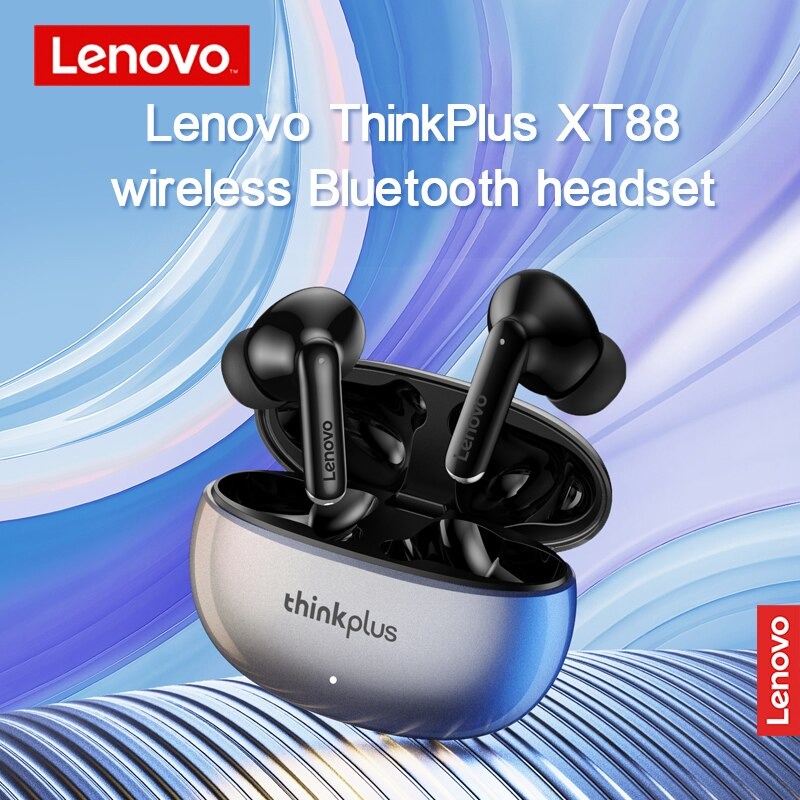 Jual Lenovo - XT88 TWS Earphone Nirkabel Bluetooth 5.3 Stereo Ganda Pengurangan Kebisingan ...