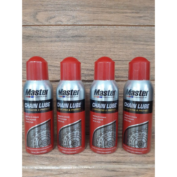 Jual MASTER CHAIN LUBE SPRAY 150ml / CAIRAN PELUMAS RANTAI / CAIRAN ...