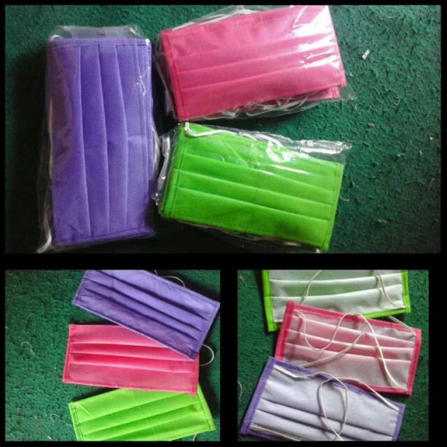Jual Masker kain 2ply (isi 10 pcs masker) | Shopee Indonesia