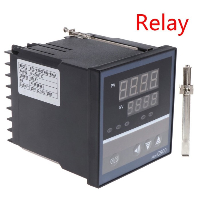 Jual PID Rex RKG C900 Rex-C900 Output Relay 220V AC 0-400C 400C Module Modul Digital Temperature ...