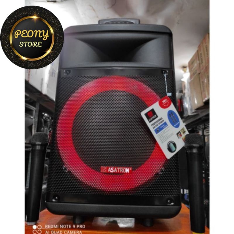 Jual SPEAKER ASATRON PUMA 12 INCH PORTABLE MEETING BLUETOOTH BONUS 2 ...
