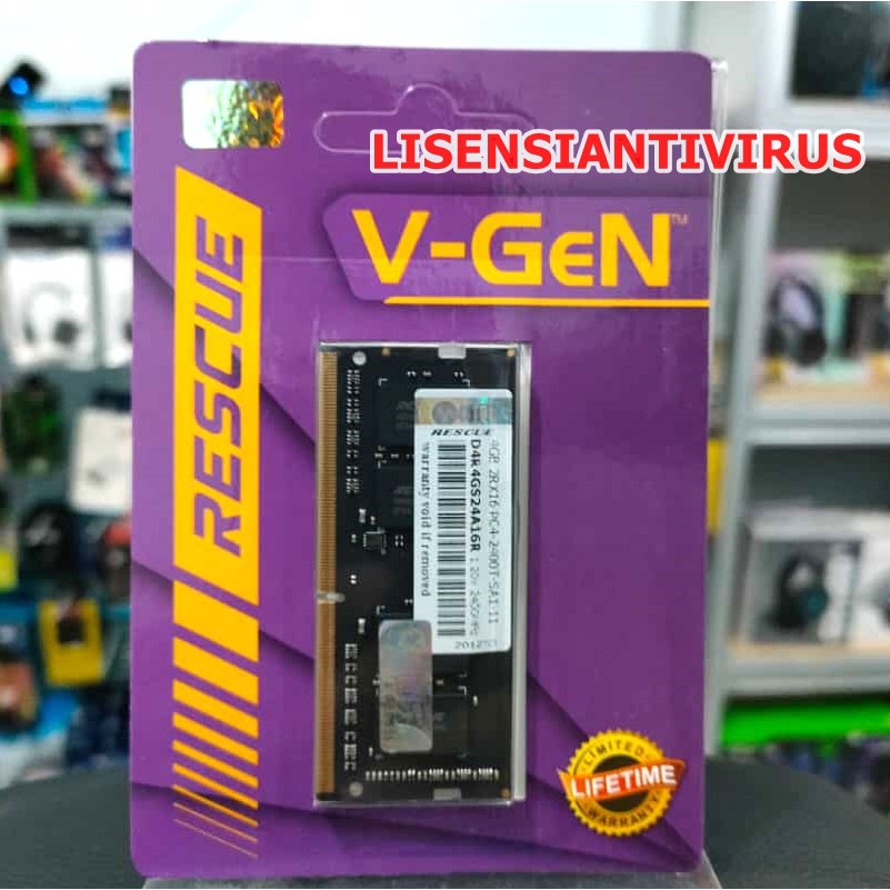 Jual Memory V-Gen Rescue sodimm 4GB DDR4 PC19200 2400Mhz - Ram Laptop 4 ...