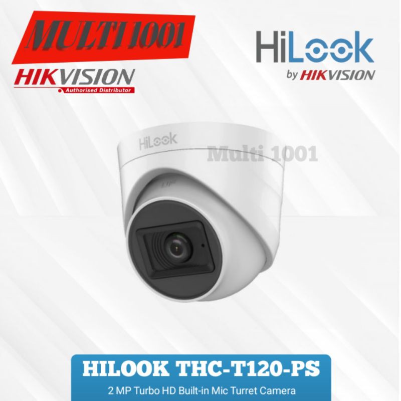 Jual Kamera Cctv Hilook 2MP Indoor THC-T120-PS Built-in Mic Original Hilook By Hikvision ...