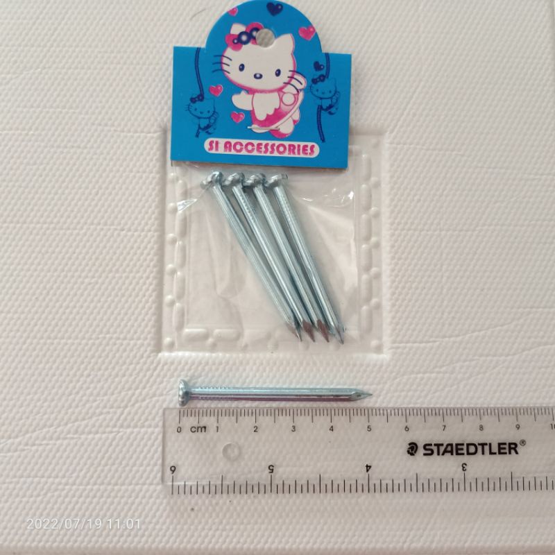 Jual Paku beton paku baja 2" paku 5 cm paku tembok | Shopee Indonesia