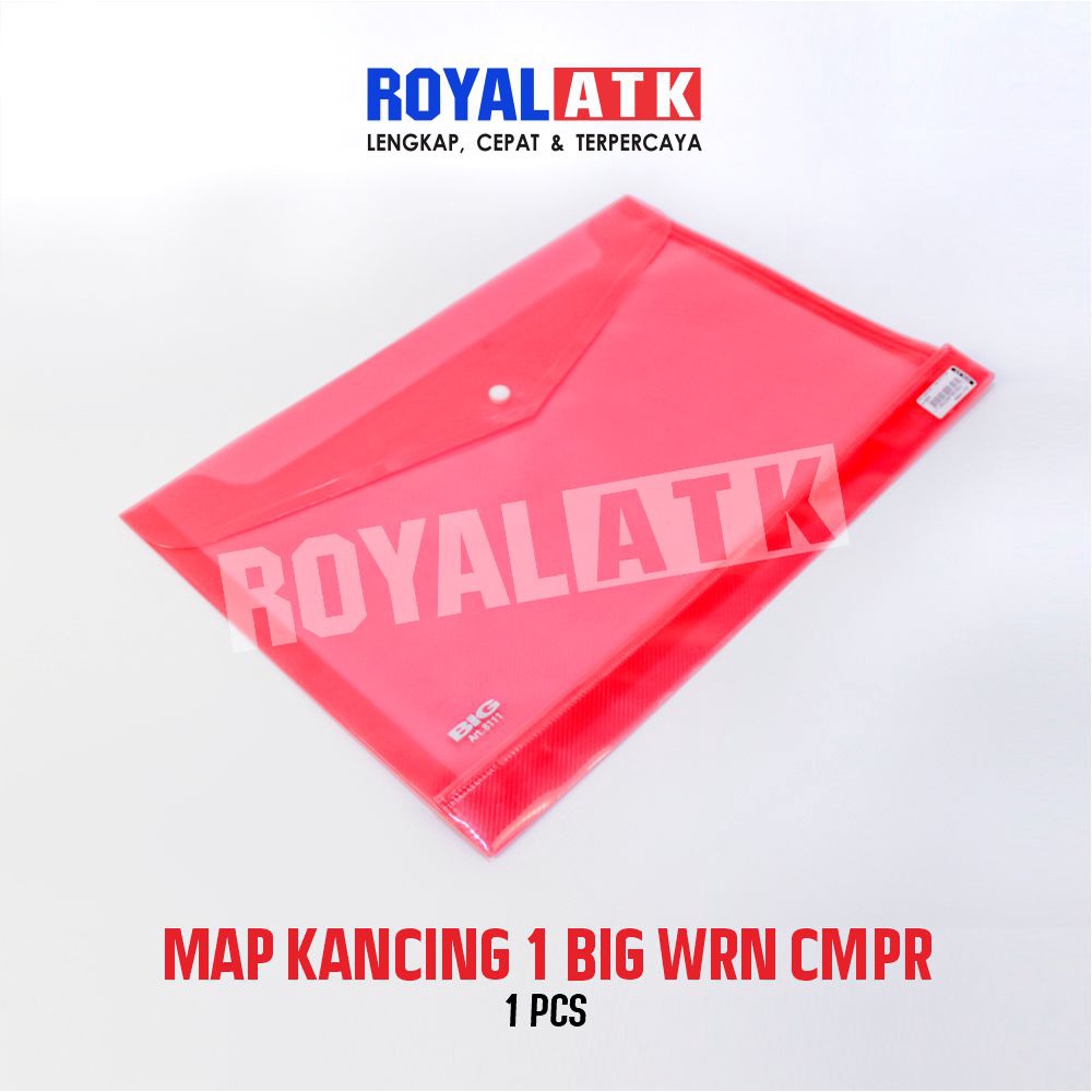 Jual Map Plastik Kancing Folio / f4 / Map Kancing Punggung Indonesia ...