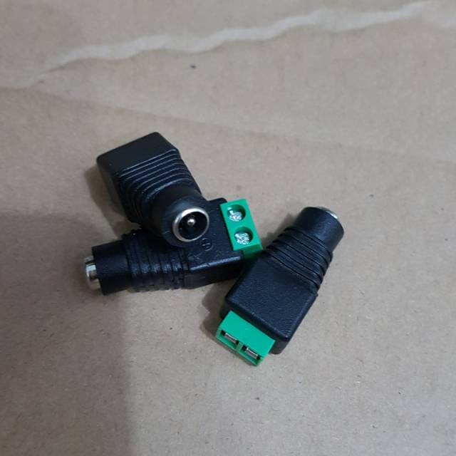 Jual Konektor power CCTV listrik DC Female High Quality (1 biji ...