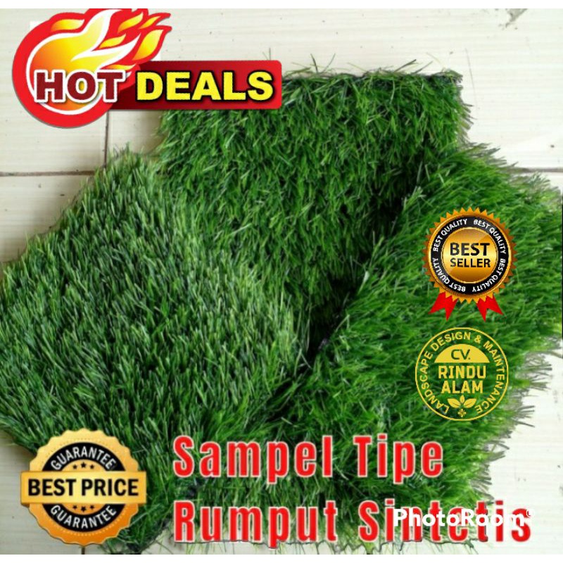 Jual Karpet Rumput / rumput sintetis palsu artificial rumput hijau 2 cm ...