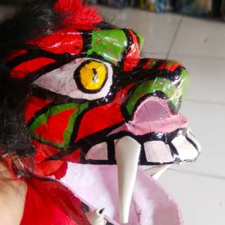 Jual TOPENG BUTO KERTAS/TOPENG GEDRUK KERTAS MAINAN TRADISIONAL ...
