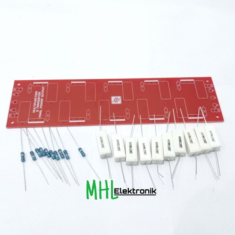 Jual PCB Line Final Multifungsi 5 Transistor Final Power Output Plus ...