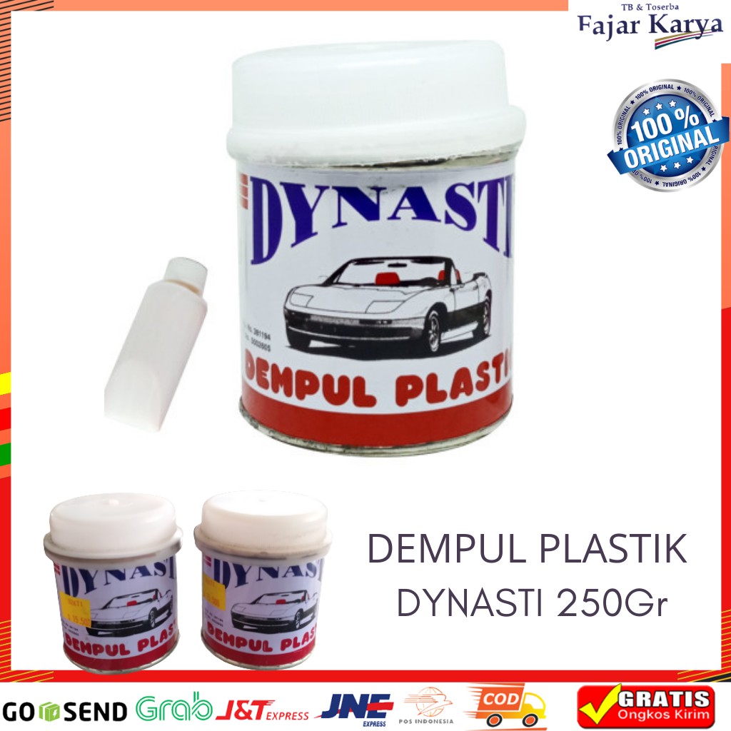 Jual DEMPUL DYNASTI 250Gr / MULTIPURPOSE / dempul motor / dempul mobil ...